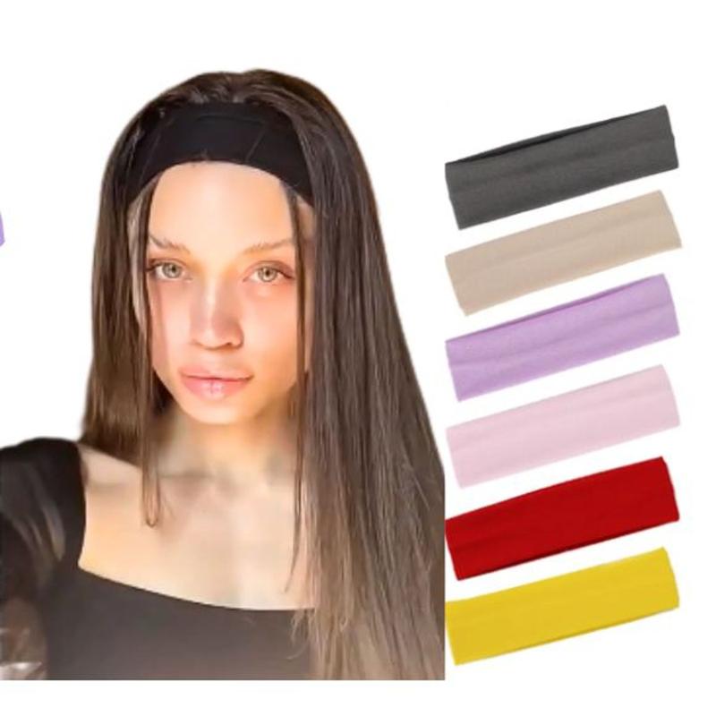 Testeira Lisa Faixa Yoga Pilates Headband Academia Exercício Funcional ...