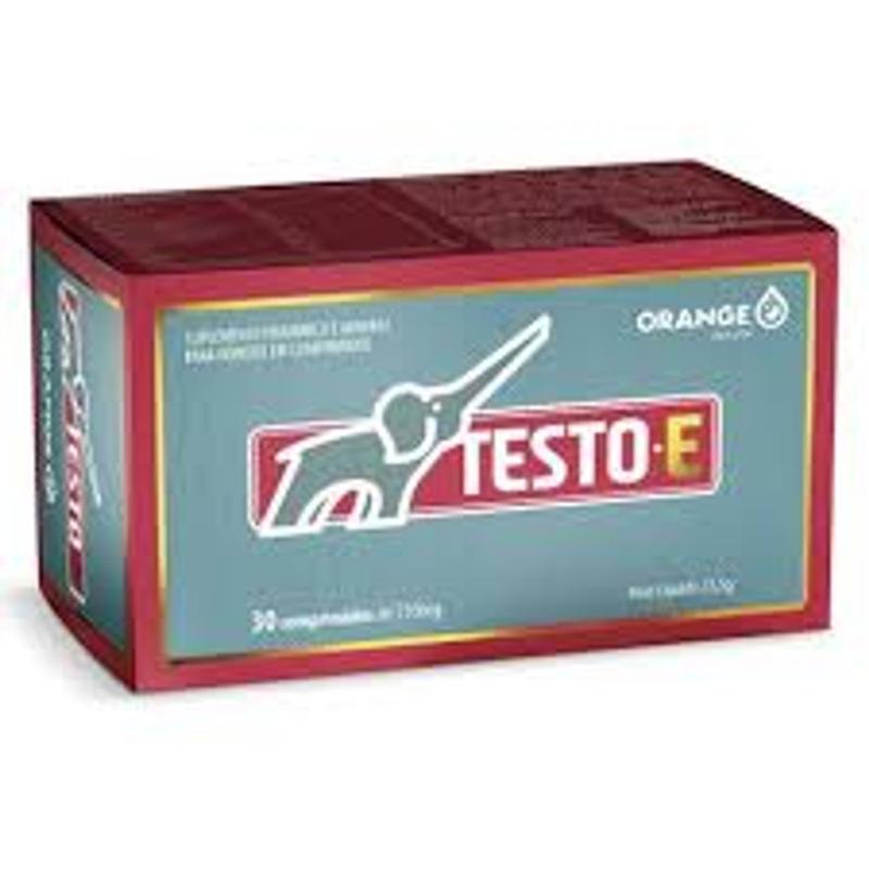 Testo-e - 600mg - 30 Comprimidos - Orange - Orange Health - Pró ...
