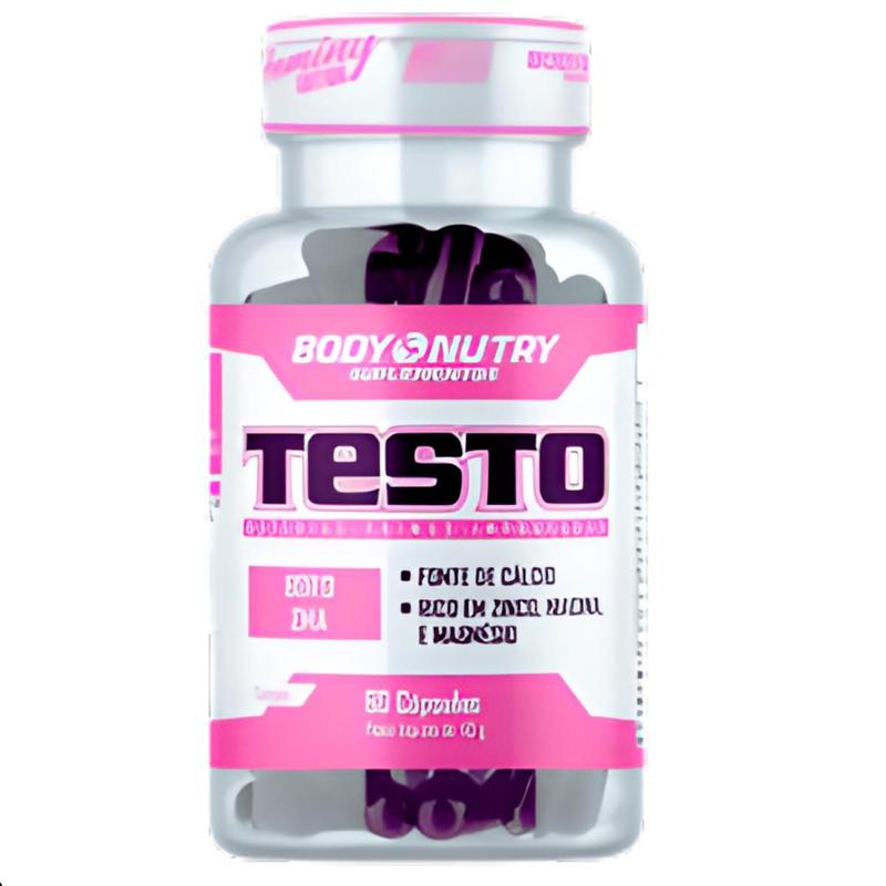 Testo Feminino pote 60 cápsulas Body Nutry - Pró Testosterona ...