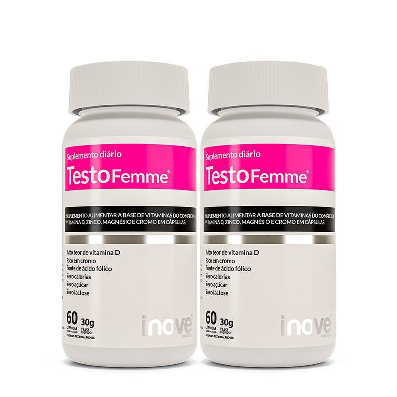 Testofemme 2un 60caps Inove Nutrition - Pró-Testosterona - Magazine Luiza