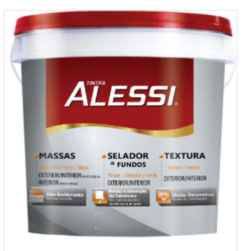 Textura Lisa Multiuso 25Kg Alessi - Tinta para Parede / Madeira / Aço ...