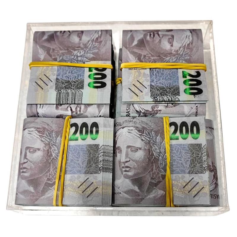 The Money Box Nota 200 Reais Cédulas Dinheiro Caixa Milhão - Arb ...