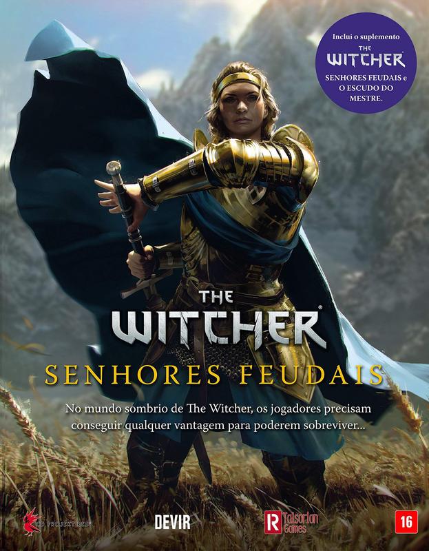 The Witcher RPG - Senhores Feudais e Escudo do Mestre - Devir - Livros de RPG - Magazine Luiza