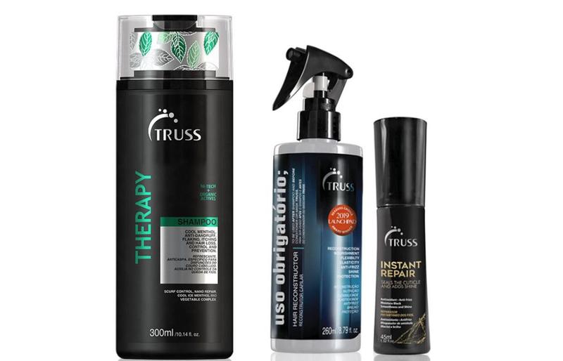 Therapy Shampoo e Instant Repair e Uso Obrigatório - TRUSS - Kit ...
