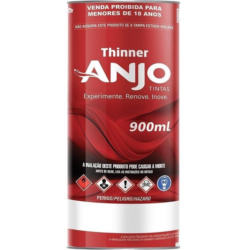 Thinner 2750 900ml Emb. c/ 12 un - Anjo - Thinner / Tiner - Magazine Luiza