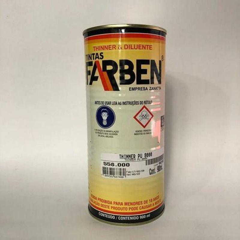 Thinner 8000 900ml Farben - Thinner / Tiner - Magazine Luiza