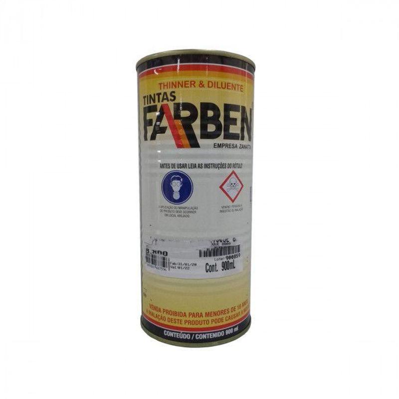 Thinner Diluente 5000 900ml Farben - Solvente de Tinta / Verniz ...