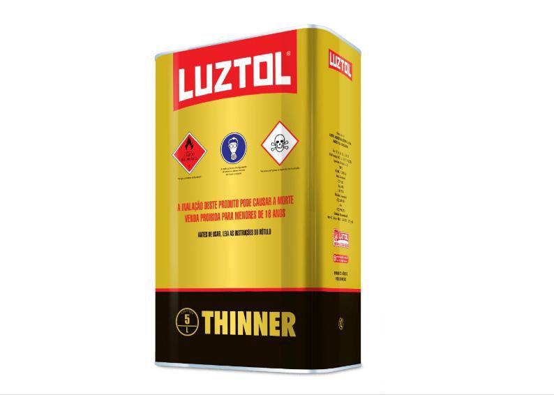 Thinner luztol 400 5l - Solvente de Tinta / Verniz - Magazine Luiza