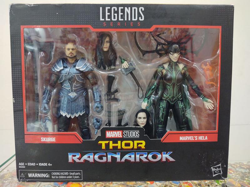 Thor Ragnarok - SKURGE E HELA - Legends Séries - Hasbro - Bonecos - Magazine Luiza