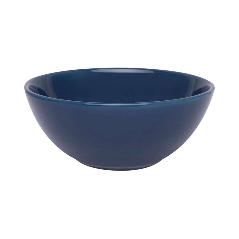 Tigela De Cerâmica Pequena 16cm - 600ml - Azul - Oxford - Tigela ...
