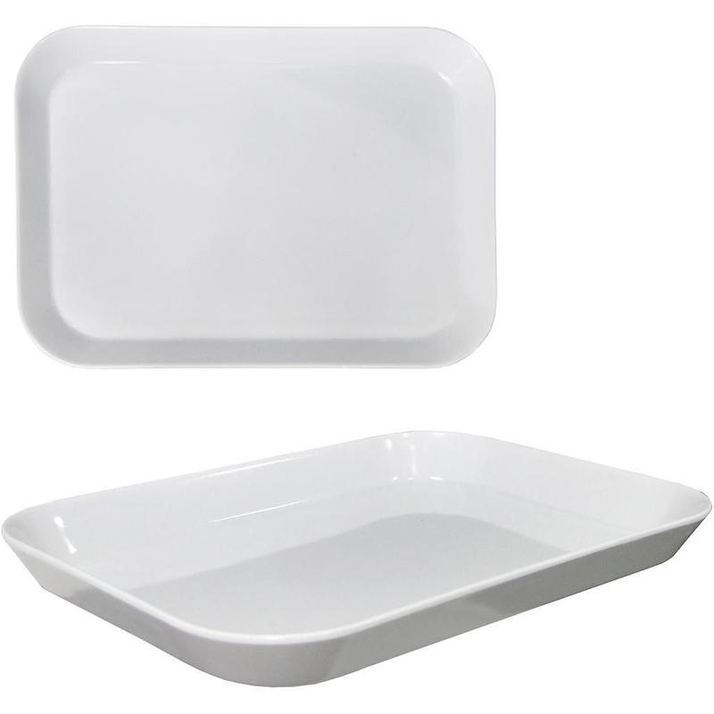 Tigela De Melamina Retangular Branco Light 26X19X2,5Cm - Fu Xing ...