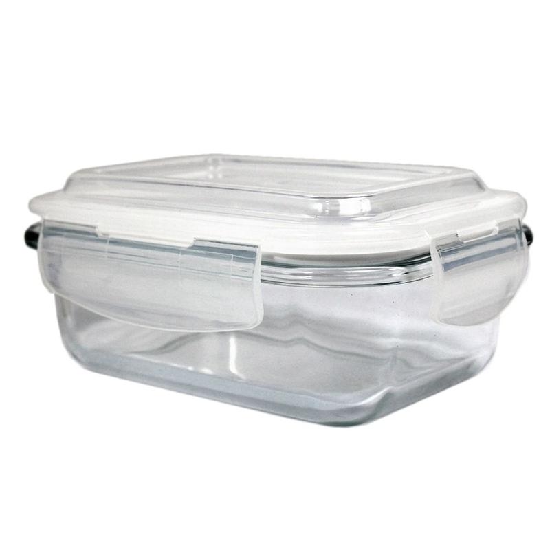 Tigela Retangular Pote Hermético 370ml Para Micro-ondas e Freezer ...