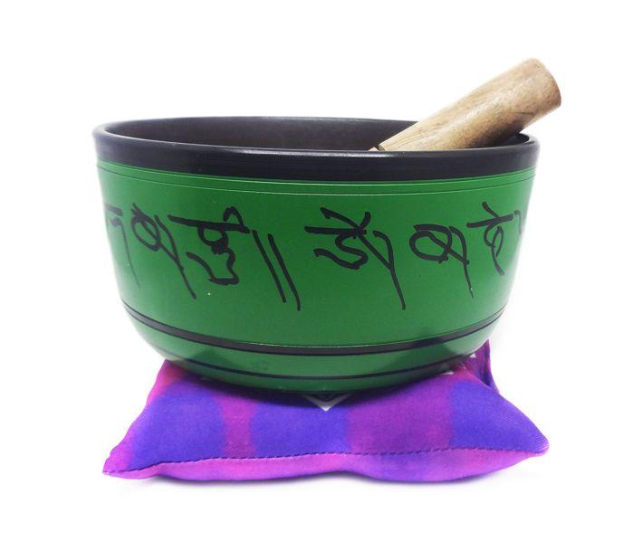 Tigela Tibetana Orin 4 Metais Sagrados + Almofada + Baqueta - MP Símbolos - Baqueta para Bateria ...