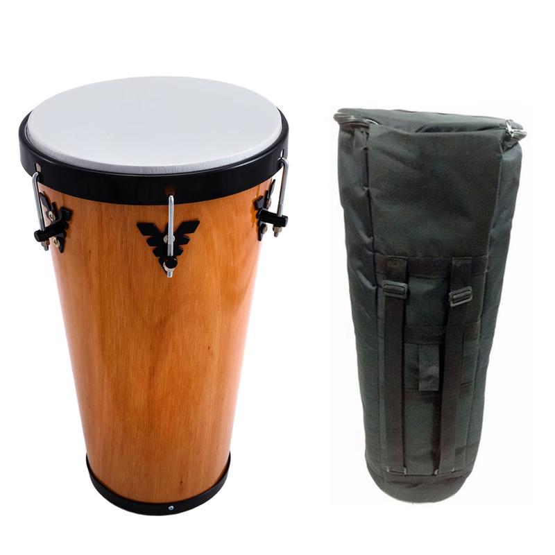 TIMBA PARA SAMBA E PAGODE PHX 50x11'' 953MA NATURAL COM CAPA - Rebolo ...