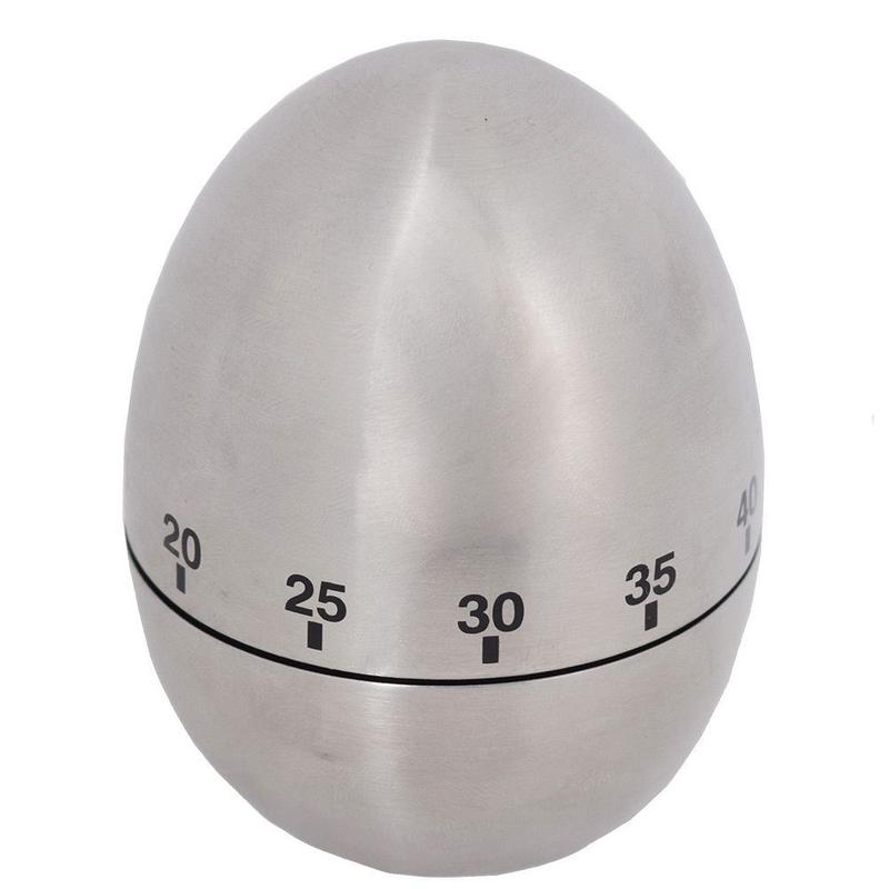 Timer de Cozinha Inox Ovo - Mimo Style - Timer de Cozinha - Magazine Luiza