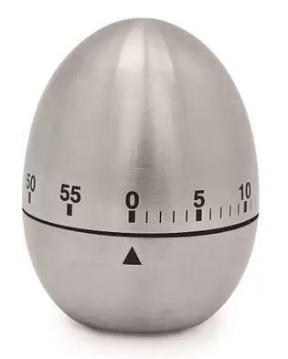 Timer de Cozinha Ovo em Inox 5 cm - Mimo Style - ATM1772 - Timer de ...