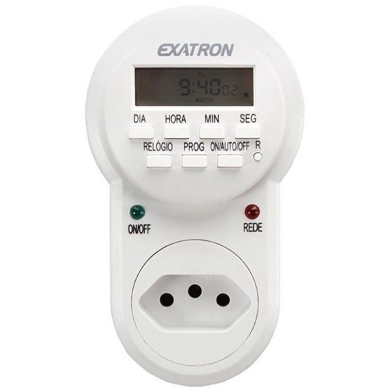 Timer digital exatron - Plugs e Adaptadores - Magazine Luiza