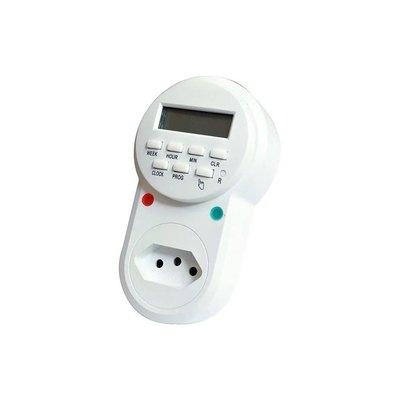 Timer Digital Temporizador Elétrico Programável Automático Bivolt 110v ...