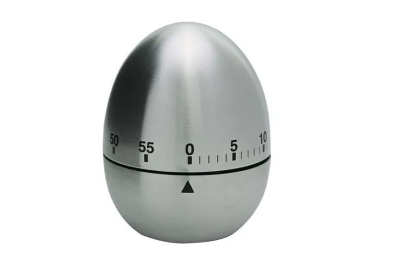 Timer Ovo Temporizador Inox Tempo Máximo 1 Hora Mimo Style - Timer de ...