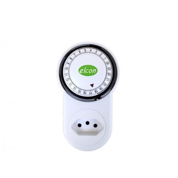 Timer Temporizador Analogico Bivolt 10A - Elcon - Plugs e Adaptadores ...