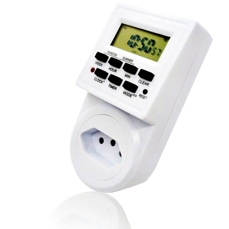 Timer Temporizador Digital Ajuste Tempo Programável tomada 10A - B-max ...