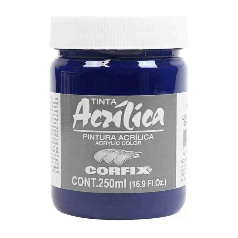 Tinta Acrílica 250ml G1 69 Azul da Prussia Corfix - Pintura - Magazine ...