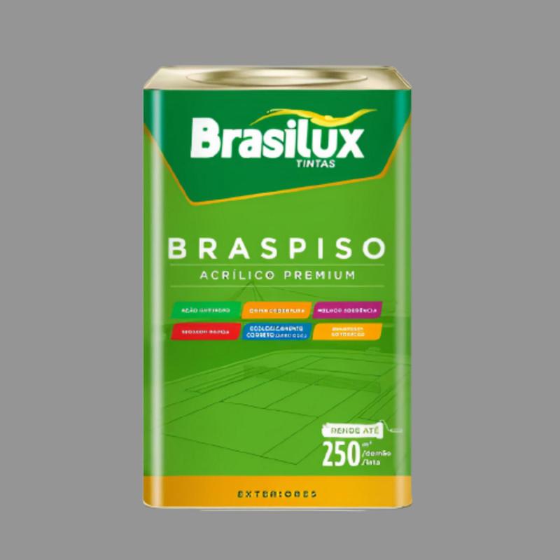 Tinta Acrílica Acetinada Piso Premium 18L Brasilux Braspiso Todas as ...