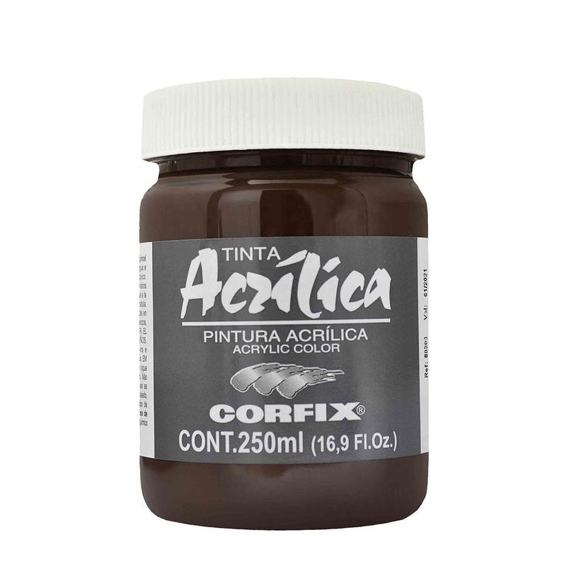 Tinta Acrílica Corfix 250ml Cor Stil de Grain Pardo 94 G2 - Tinta ...