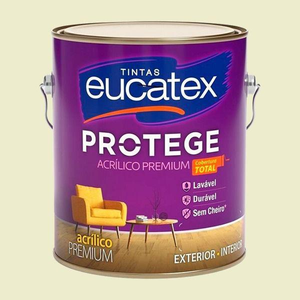 Tinta Acrilica Erva Doce Brilho Eucatex Protege 3,6lt - Tinta para ...