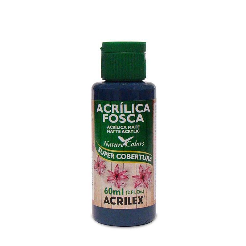 Tinta acrílica fosca 60ml azul seco 824, Cor: Unica, Tamanho: 60ml ...