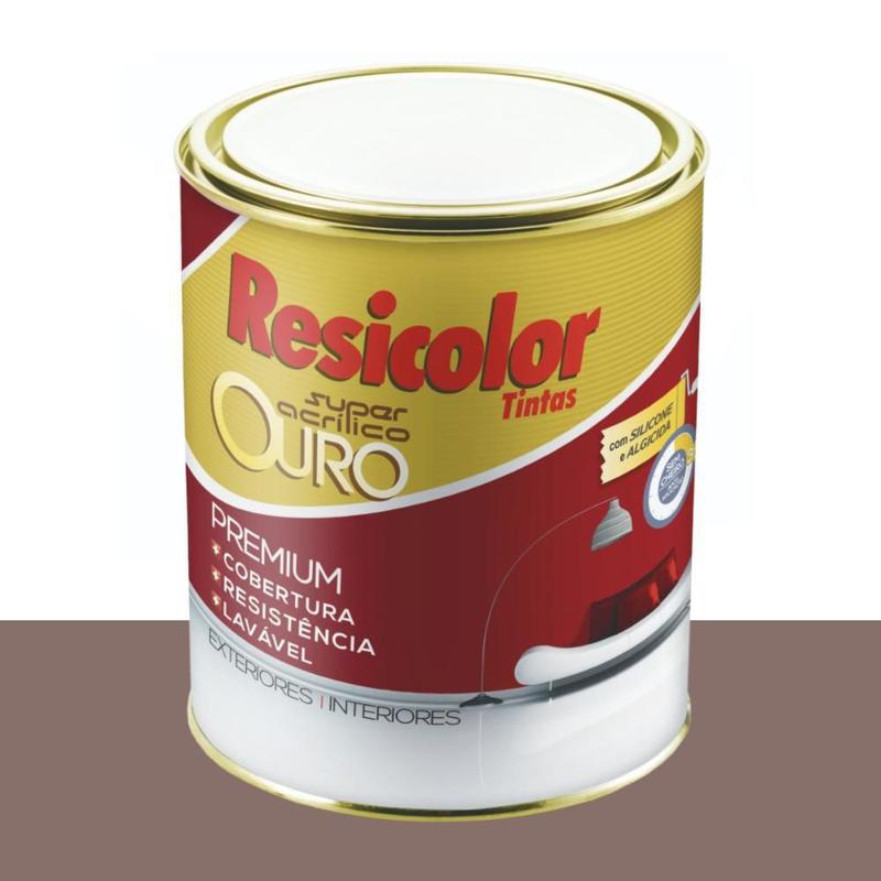Tinta Acrílica Fosca Resicolor Ameixa 800 ml - Pintura - Magazine Luiza