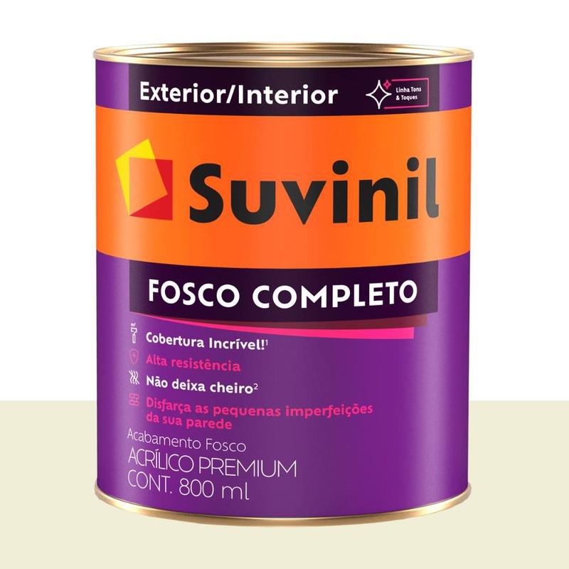 Tinta Acrílica Fosca Suvinil Bem Leve 800 ml - Tinta para Parede ...