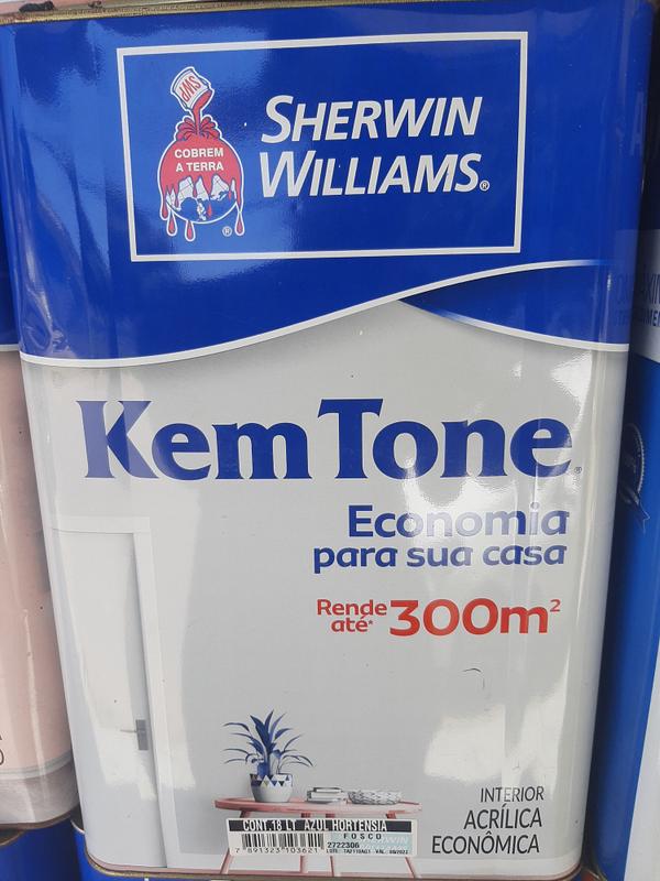 Tinta acrílica kentone azul hortensia - Sherwin willians - Tinta ...