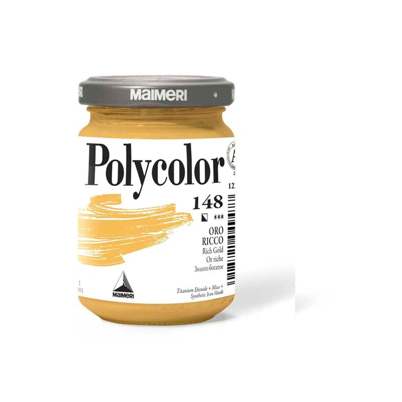 Tinta Acrílica Polycolor Maimeri 140ml - Cores Metálicas - Tinta ...