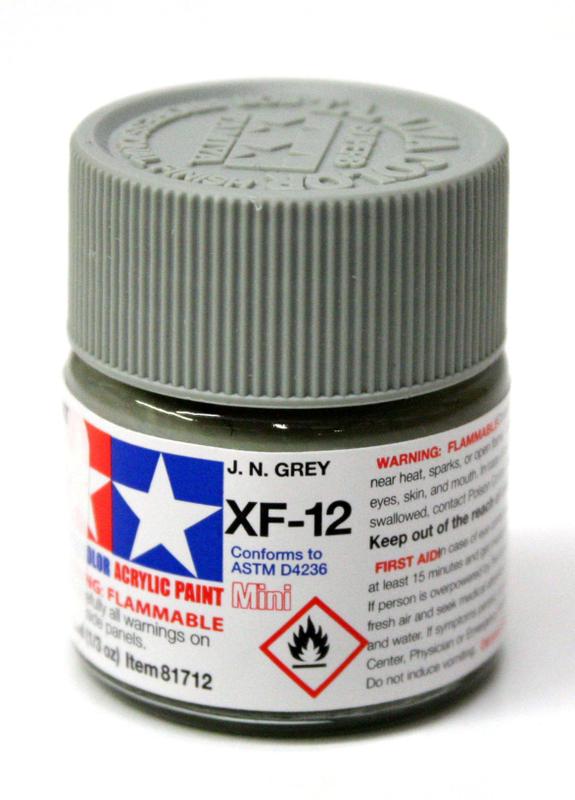 Tinta Acrilica XF-12 Ijn Grey - Tamiya - Tinta para Parede / Madeira ...