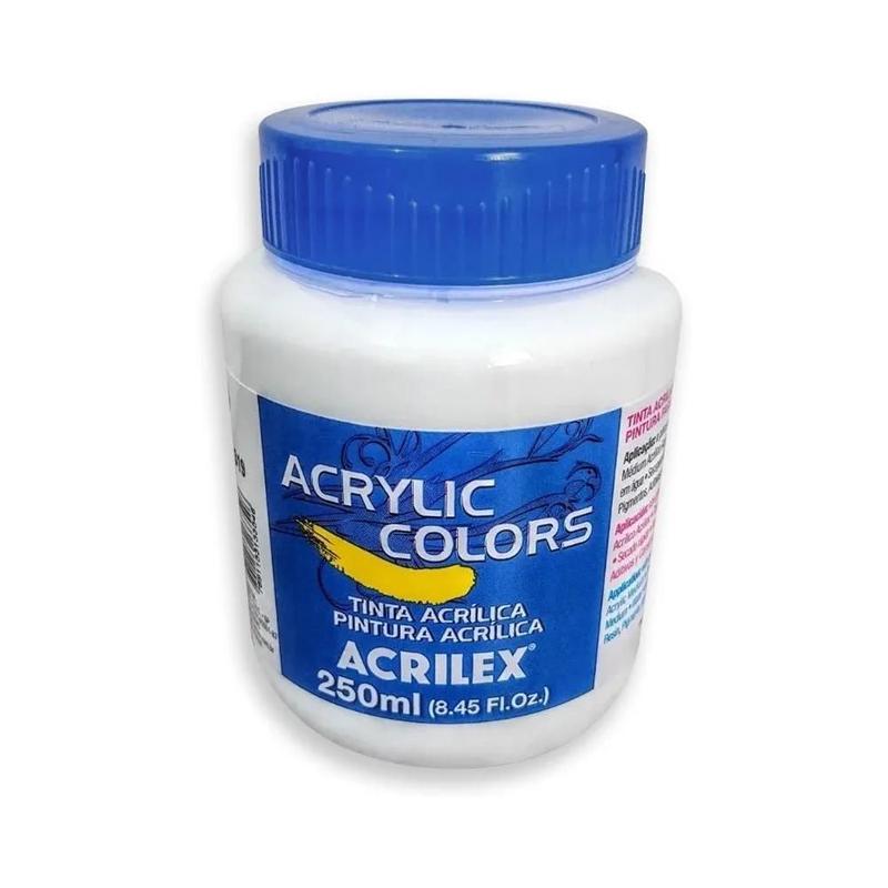 Tinta Acrylic Colors 250ml G1 319-branco Tinta Acrilex - Pintura ...