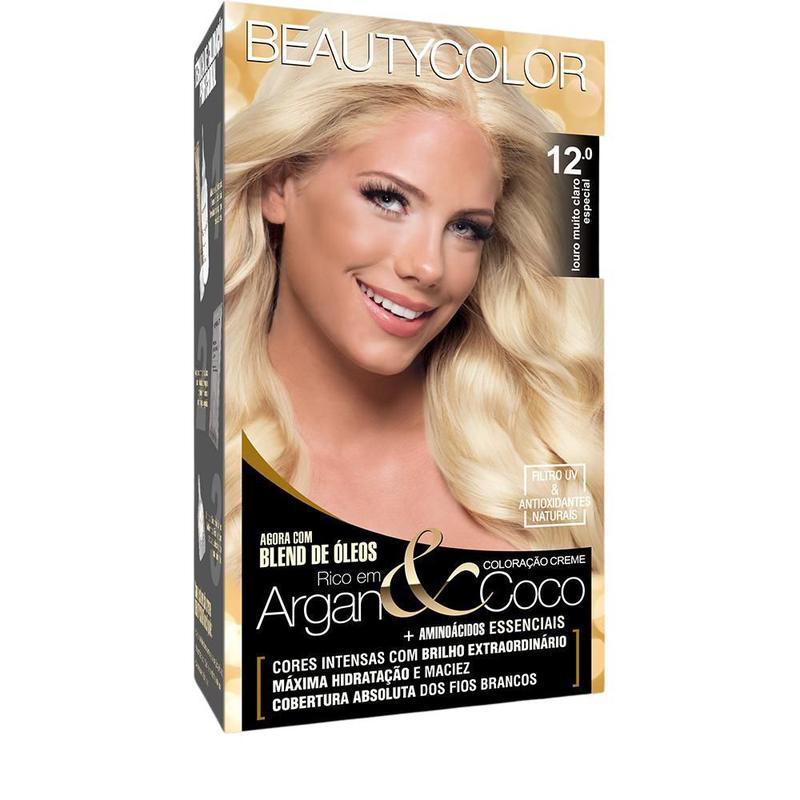 Tinta Beautycolor 12.0 Louro Muito Claro Especial 185g - Tinta de ...