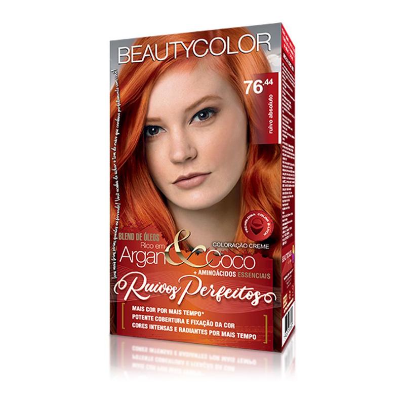 Tinta Beautycolor 76.44 Ruivo Absoluto Coloração - Tinta de Cabelo ...
