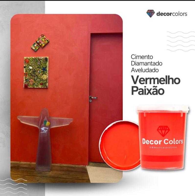 Tinta Cimento Queimado Diamantado 1,6 Kg Decor Colors - DecorColors ...