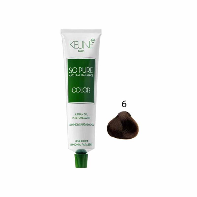 Tinta coloração Keune So Pure 60ml - Cor 6 - Louro Escuro - Tinta de ...