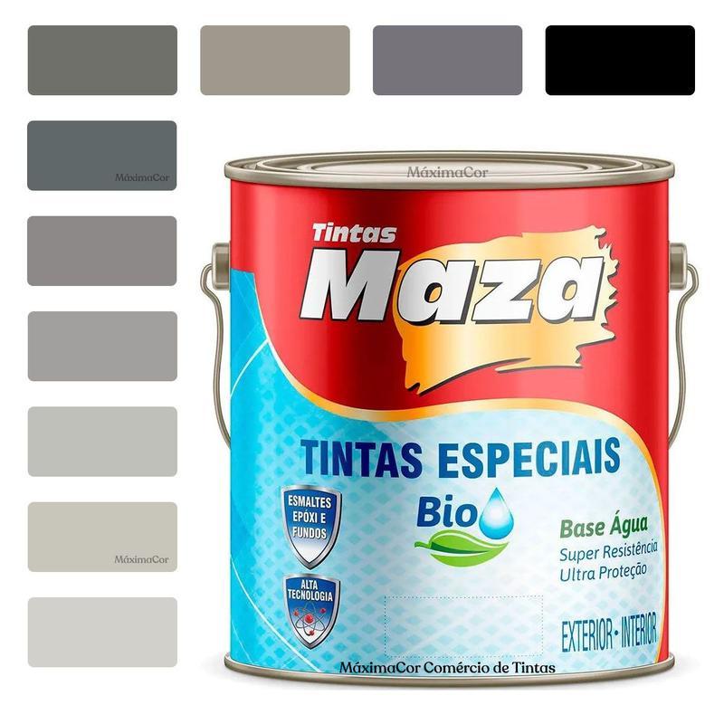 Tinta de Azulejo e Cerâmica Epóxi Cores Cinza Maza 3,2L - Tinta para ...