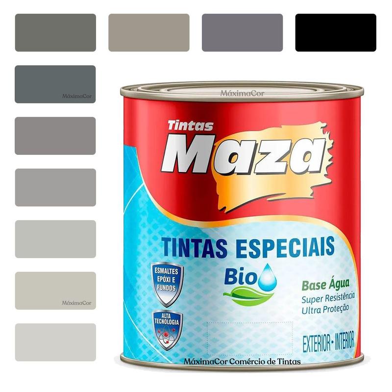Tinta de Azulejo e Cerâmica Epóxi Cores Cinza Maza 800ml - Tinta para ...