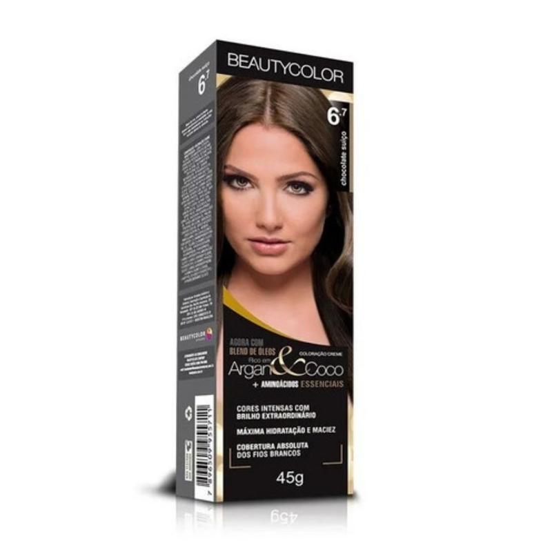 Tinta De Cabelo Profissional Beautycolor Coloração Creme 45g - Tinta de ...