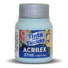 Tinta de tecido Acrilex verde glacial 552 37ML - Tinta de Tecido ...