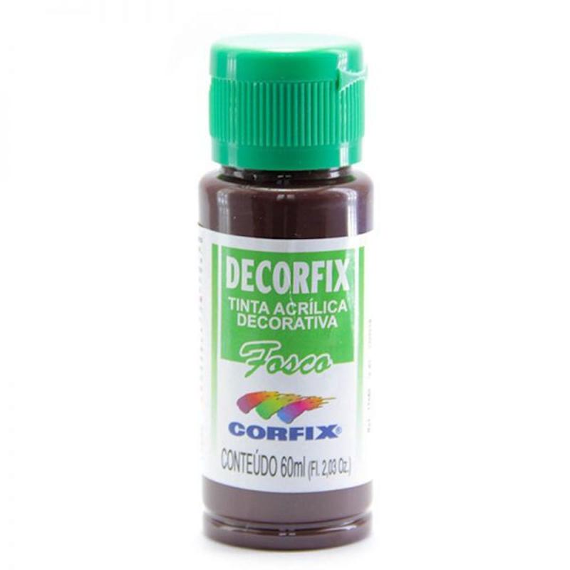 Tinta Decorfix Fosca 358 Black Grape 60ml - Tinta Acrílica - Magazine Luiza