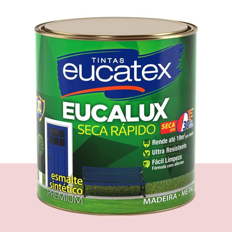 Tinta Esmalte Sintético Bril. Eucatex Pavê Gelado 800 ml - Esmalte ...