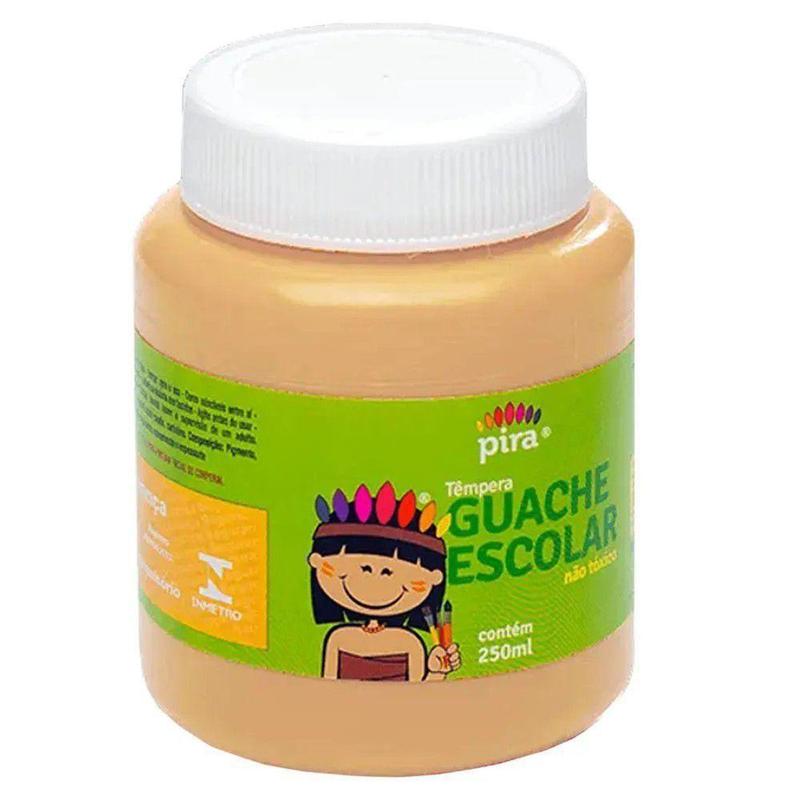 Tinta guache 250 ml bege Piratininga - Tinta Guache - Magazine Luiza