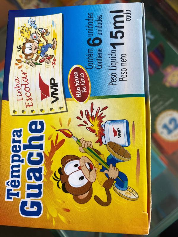 Tinta guache Cores - Tempera guache - Tintas para Artesanato - Magazine ...