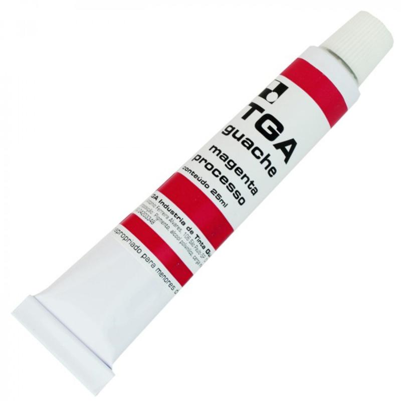 Tinta Guache TGA 25ml Magenta Processo - Tinta Guache - Magazine Luiza