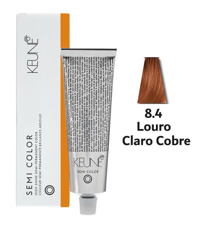 Tinta Keune Semi Color 8.4 Louro Claro Cobre 60ml - Tinta de Cabelo ...